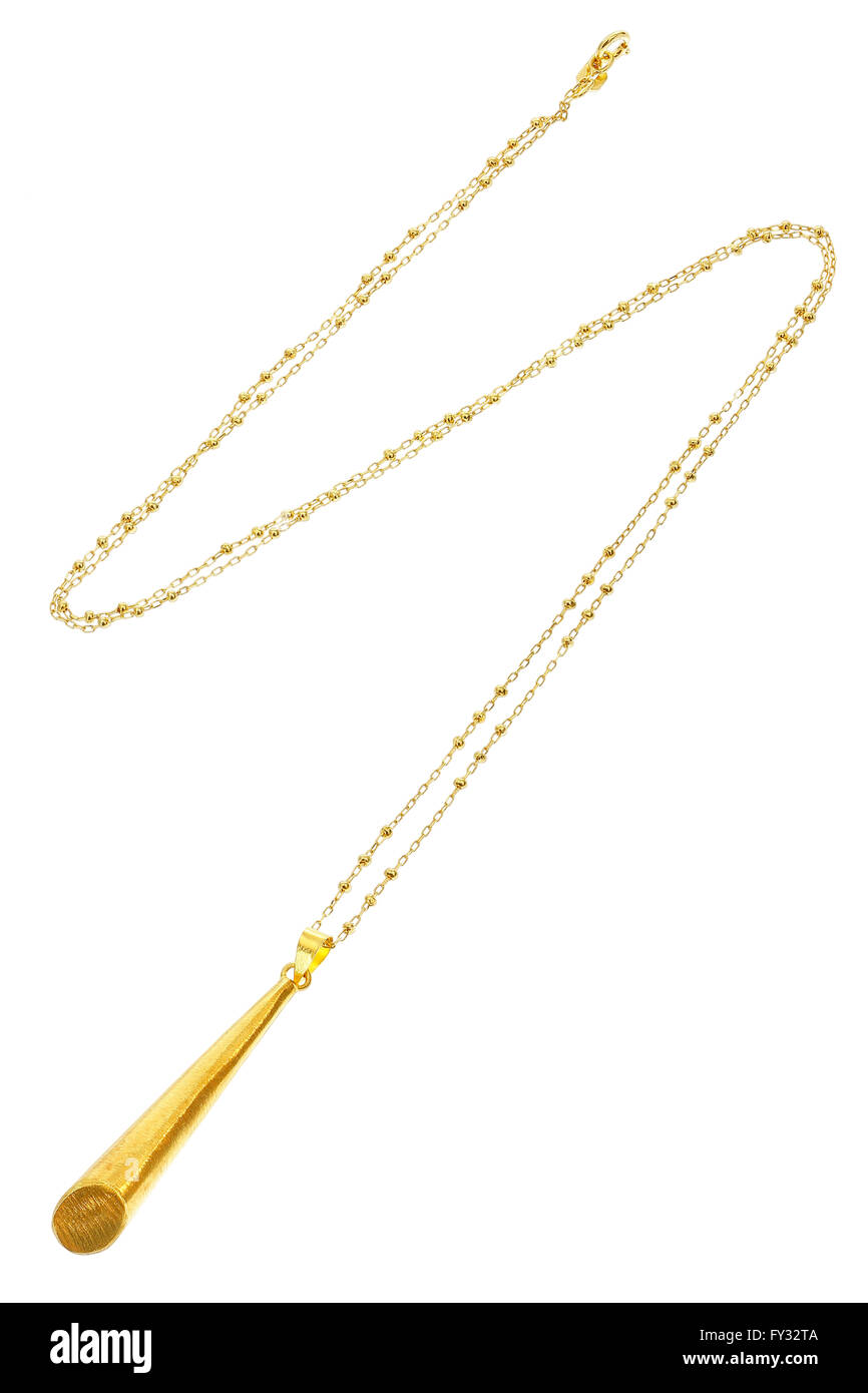 Golden neck chain hi-res stock photography and images - Alamy