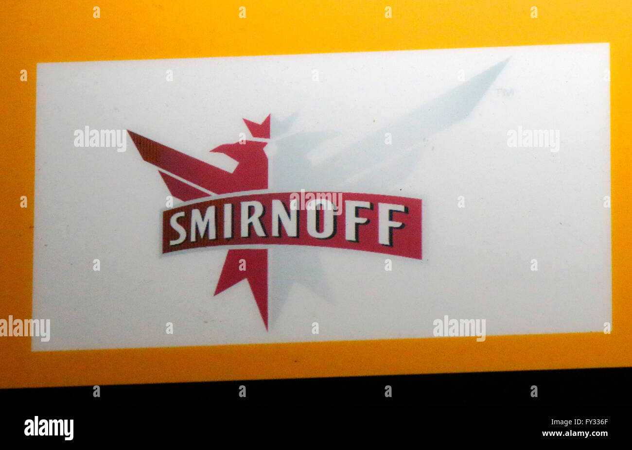Smirnoff logo hi-res stock photography and images - Alamy