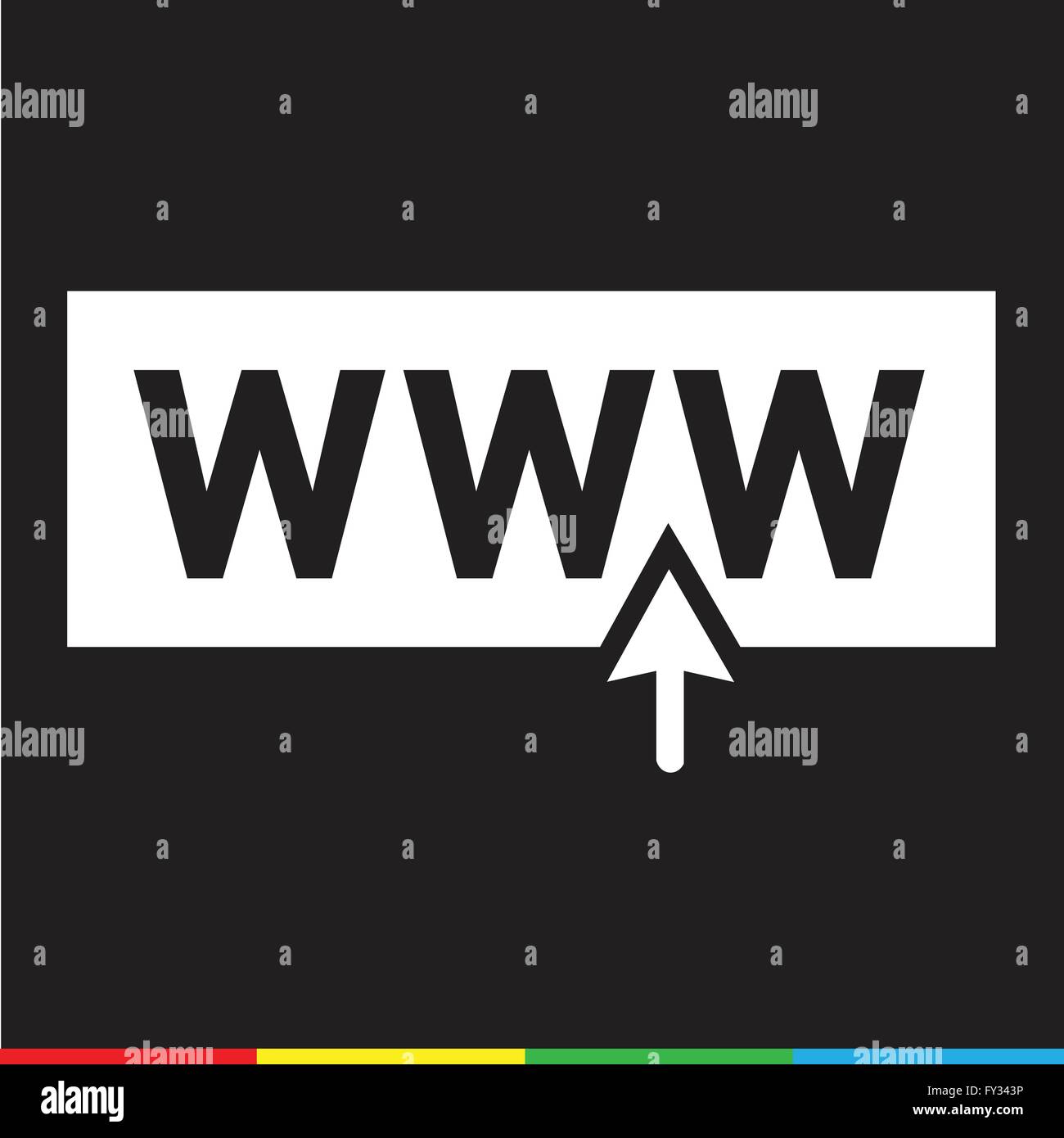 www web icon Illustration design Stock Vector Image & Art - Alamy