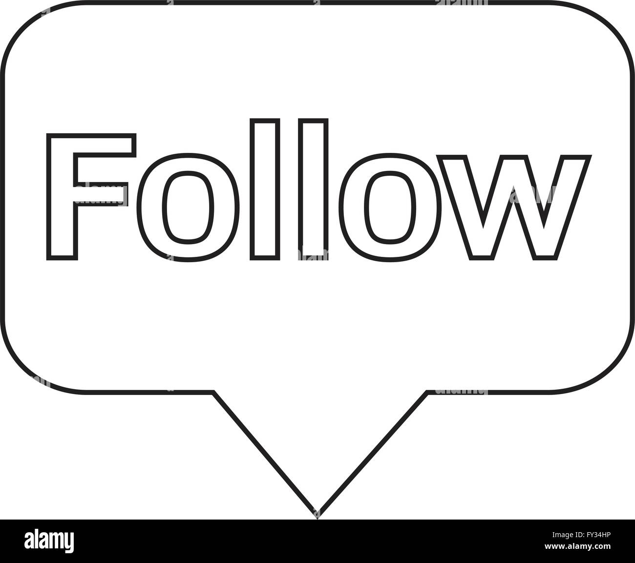 follower icon Illustration design Stock Vector Image & Art - Alamy