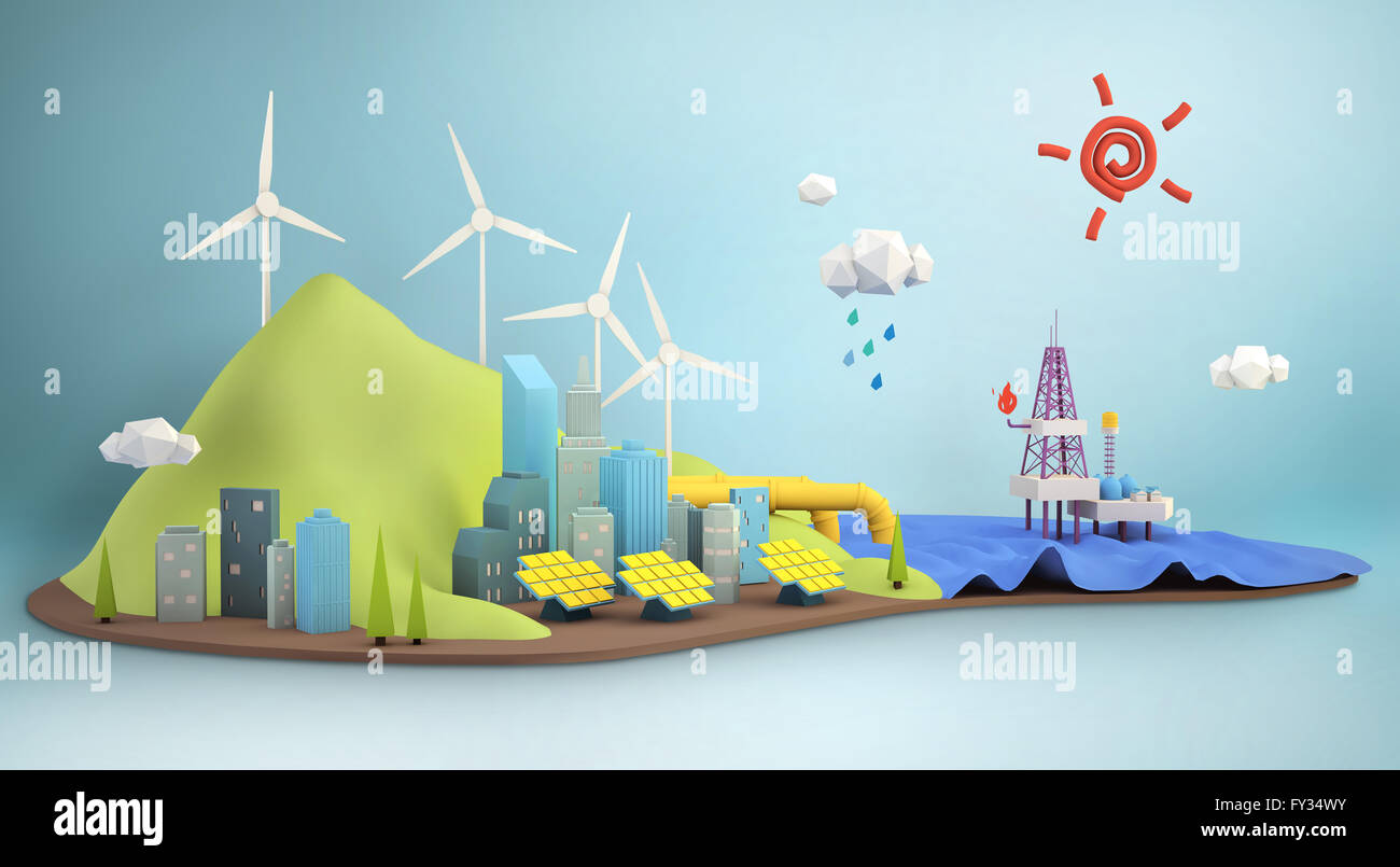 fusion graphic 3D edit photo Stock Photo - Alamy