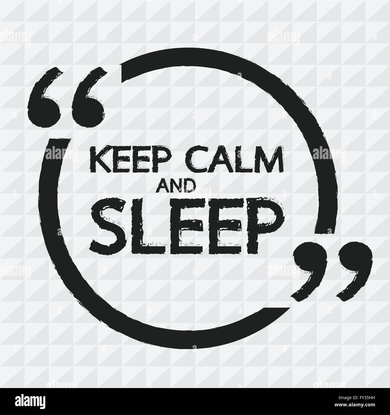 Keep Calm AND SLEEP Lettering Illustration design Stock Vector Image ...