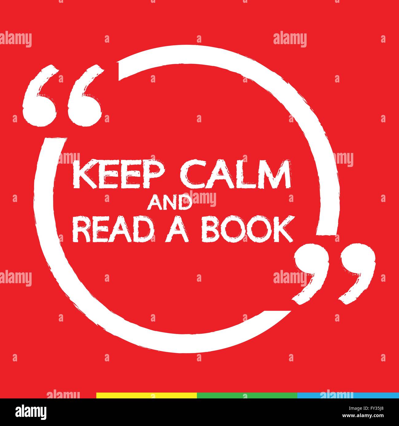 Keep calm read book lettering hi-res stock photography and images - Alamy