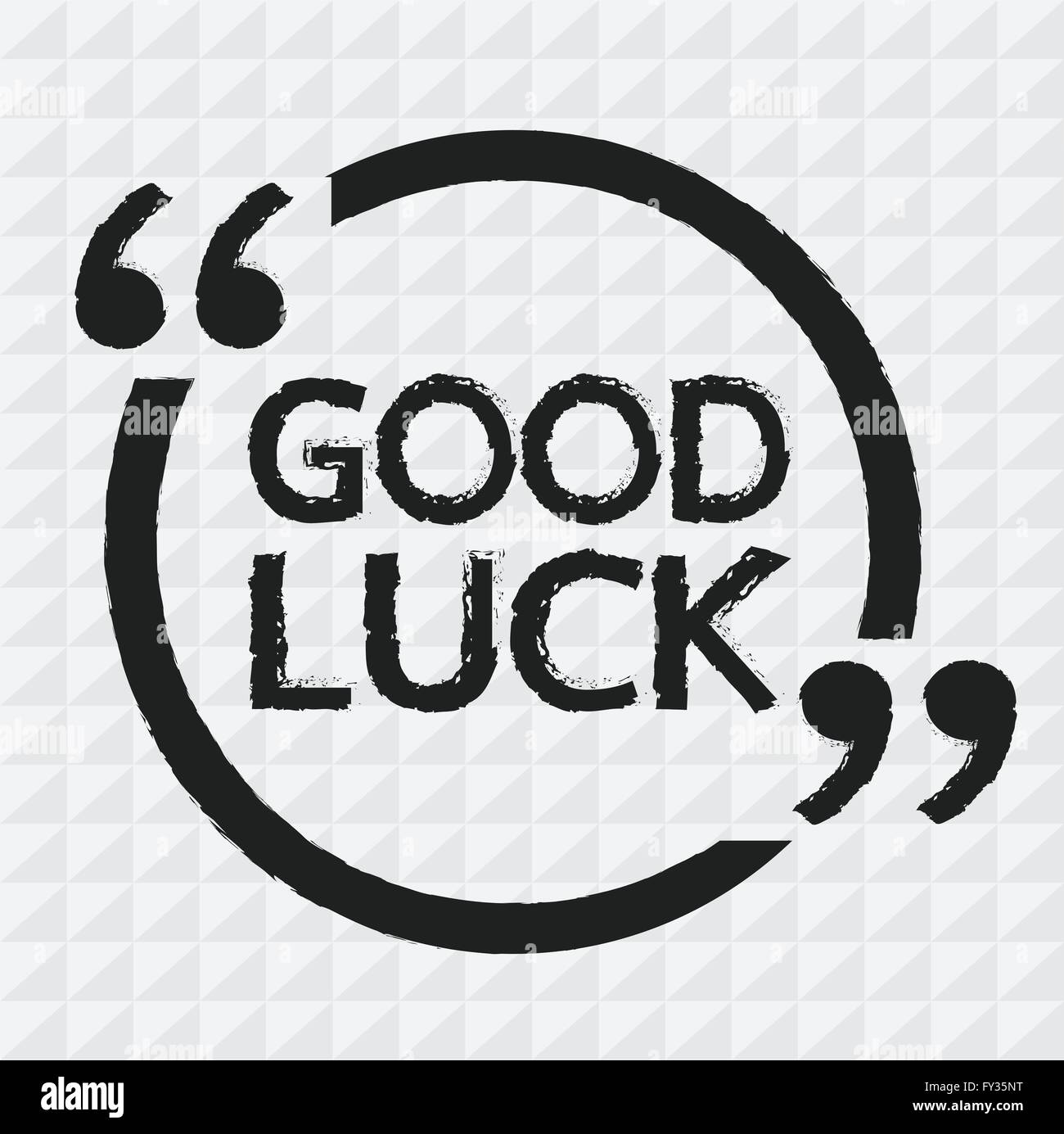 Good luck symbol concept Stock Vector Images - Alamy