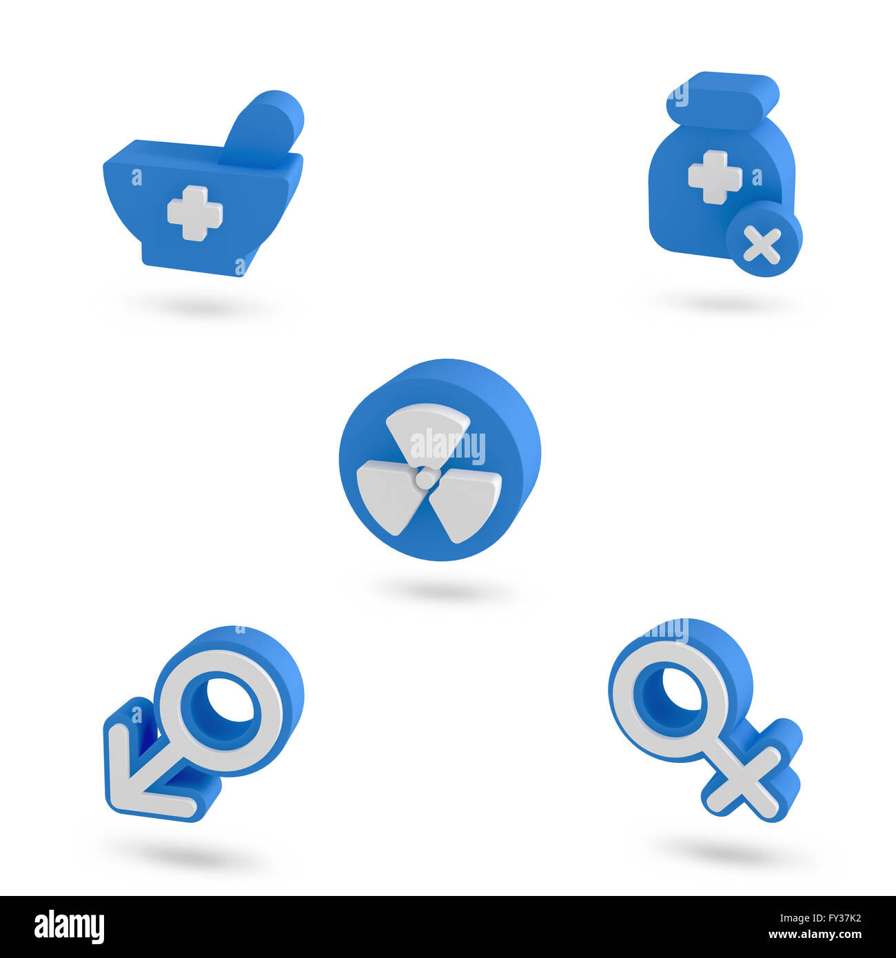 fusion graphic 3D Icon II Stock Photo - Alamy