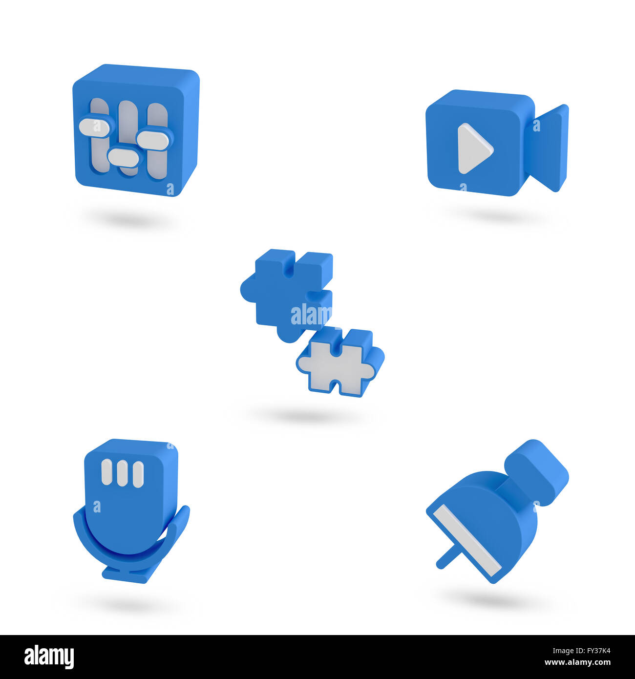 Fusion graphic 3d icon hi-res stock photography and images - Alamy