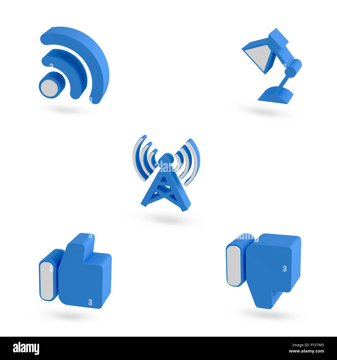 fusion graphic 3D Icon II Stock Photo - Alamy