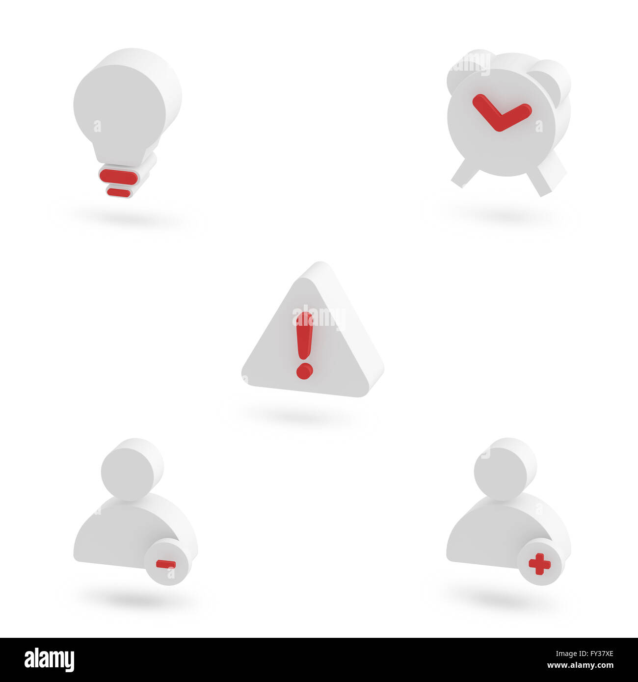 fusion graphic 3D Icon III Stock Photo - Alamy