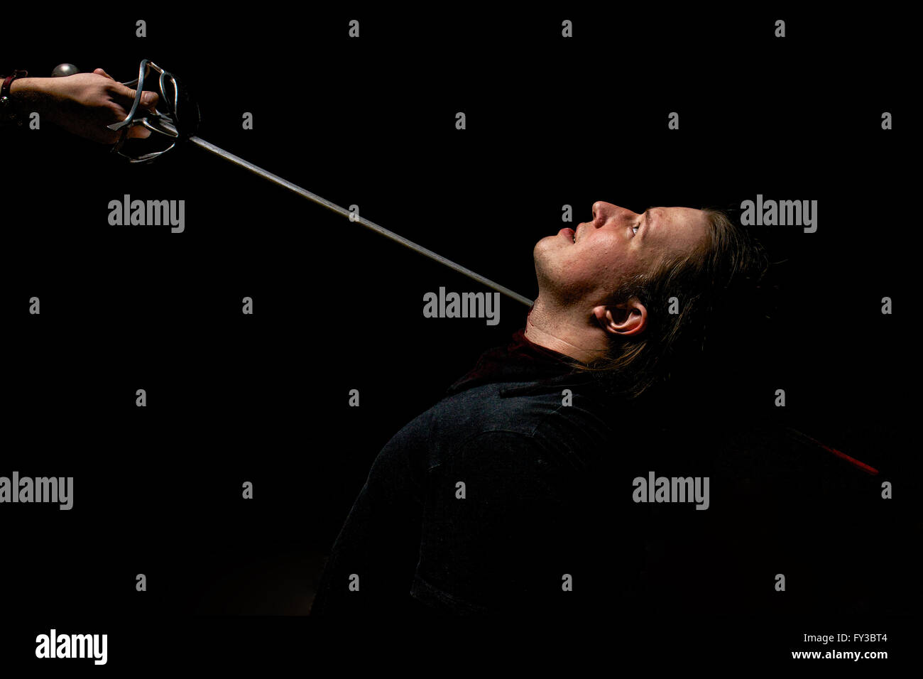 Shakespeare actor sword hi-res stock photography and images - Alamy