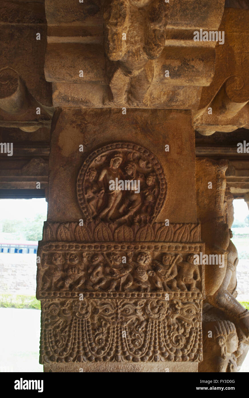 Carving on temple durga temple hi-res stock photography and images - Alamy