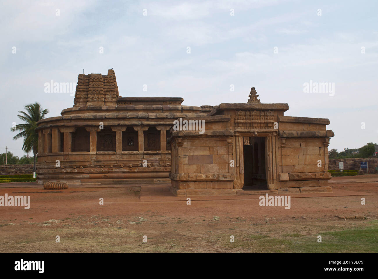 Durga temple, Aihole, Bagalkot, Karnataka, India. The Galaganatha Group ...