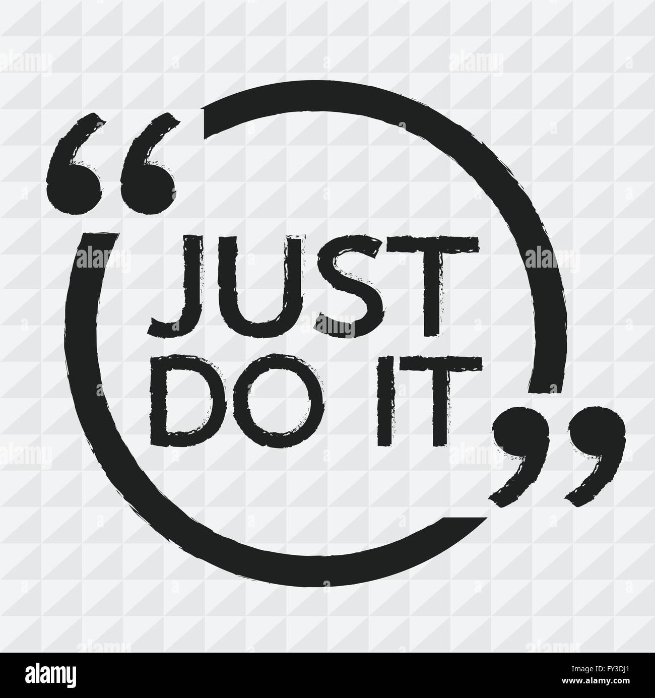 JUST DO IT Illustration design Stock Vector Image & Art - Alamy