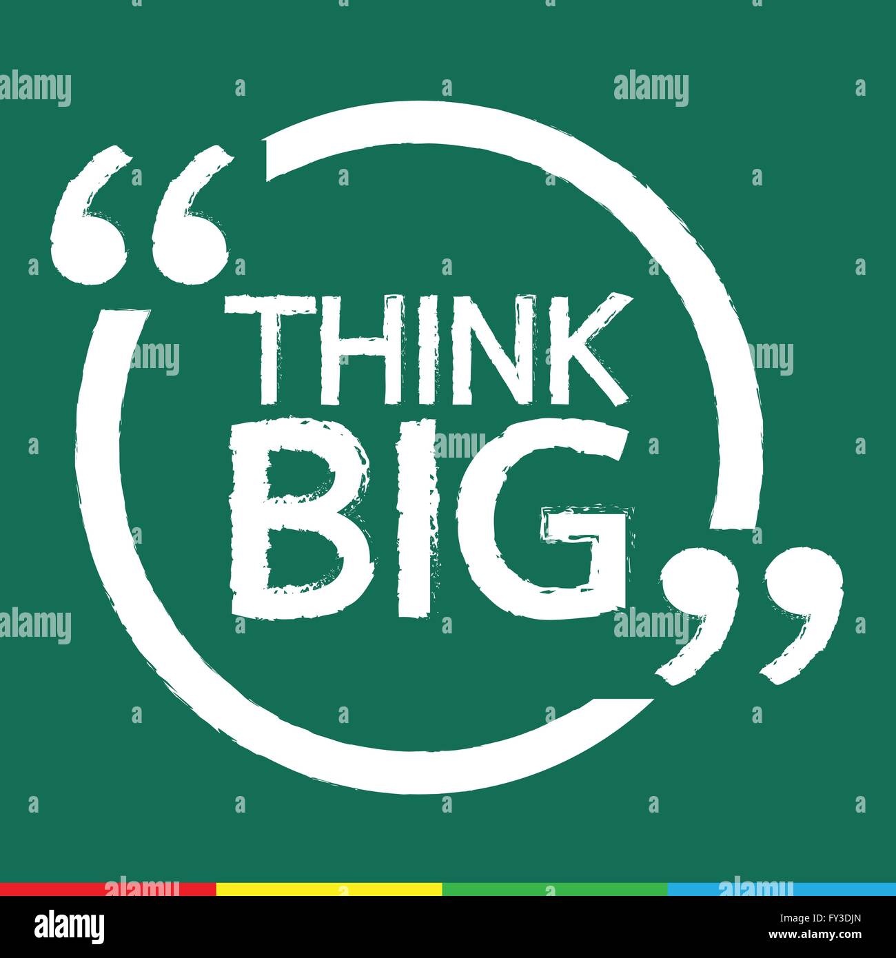 THINK BIG Illustration design Stock Vector Image & Art - Alamy