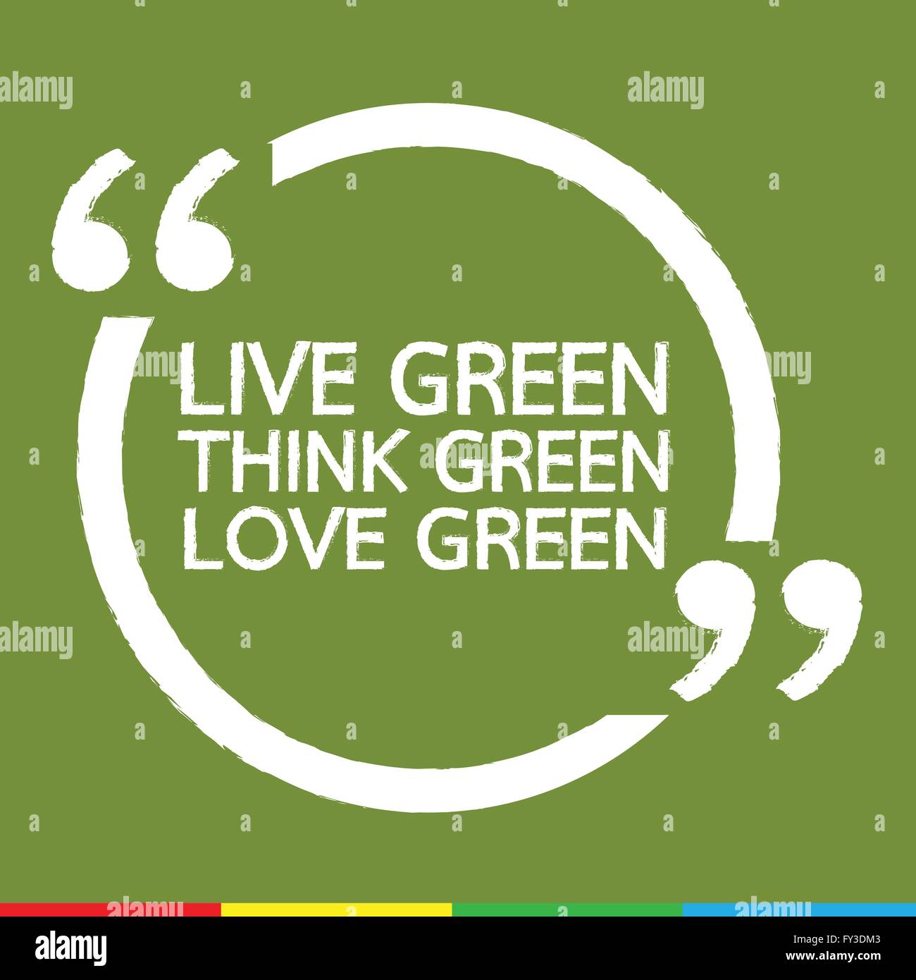 Go green environment campaign Stock Vector Images - Alamy