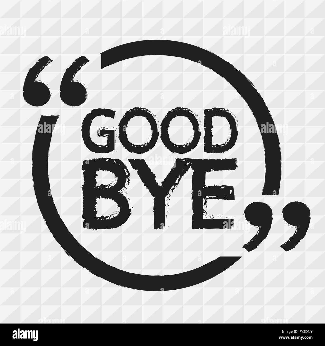 Good bye note Stock Vector Images - Alamy