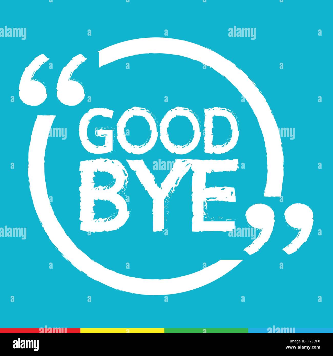 GOOD BYE Illustration design Stock Vector Image & Art - Alamy