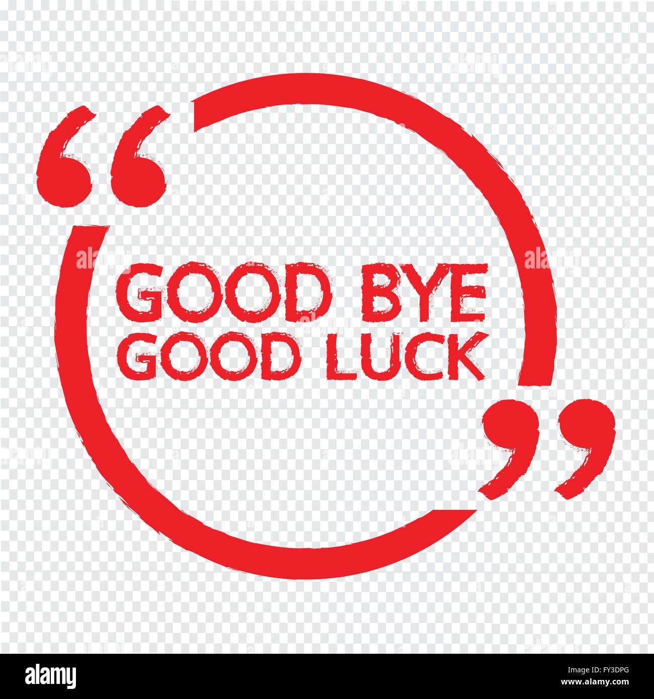 Goodbye note Stock Vector Images - Alamy