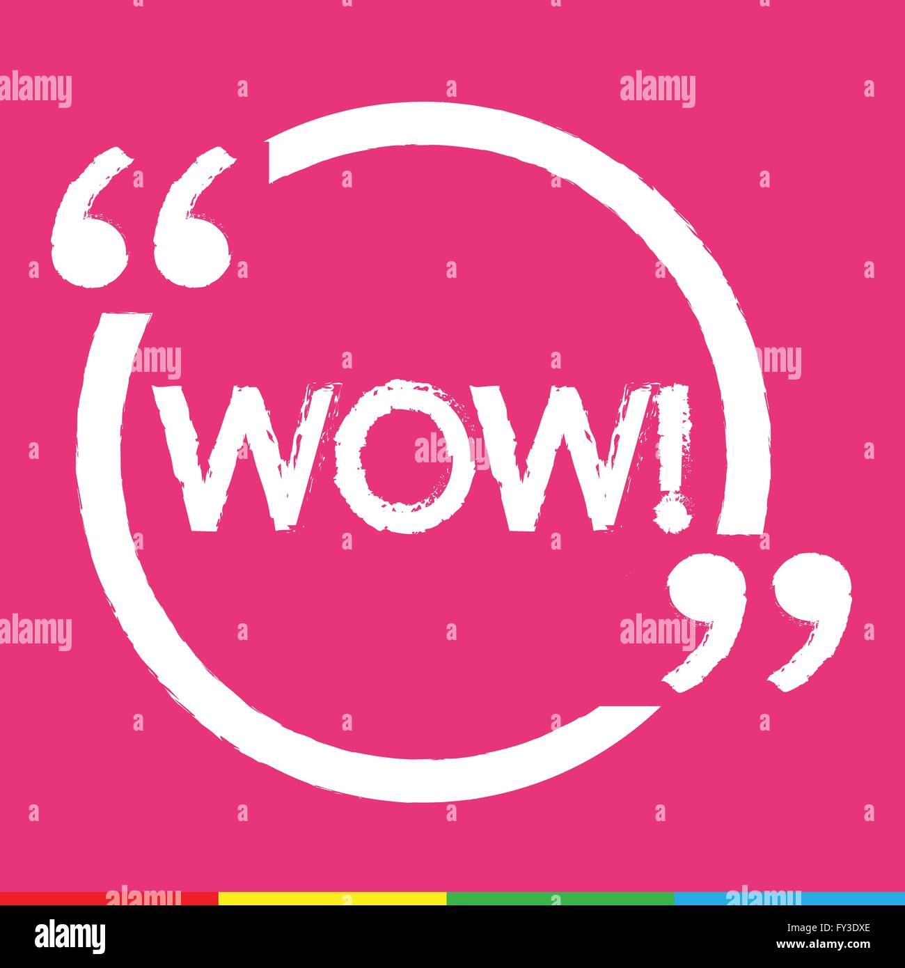 WOW Illustration design Stock Vector Image & Art - Alamy