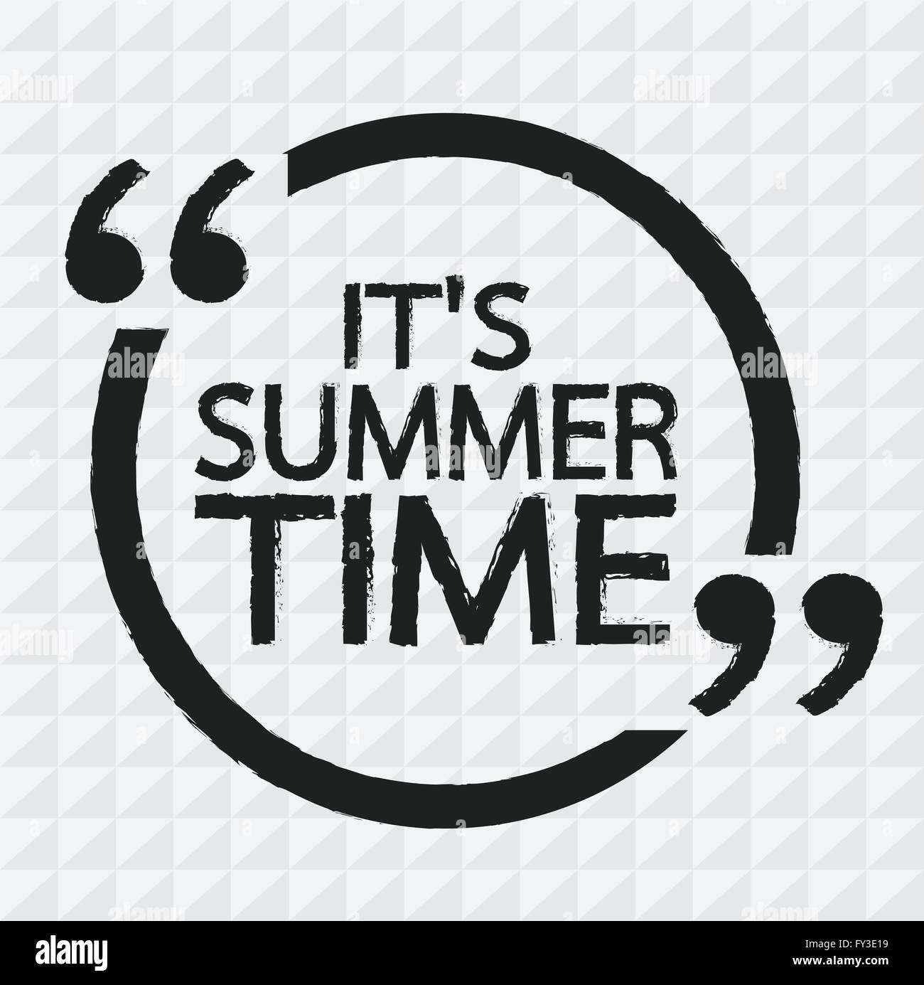 IT'S SUMMER TIME Lettering Illustration design Stock Vector Image & Art ...