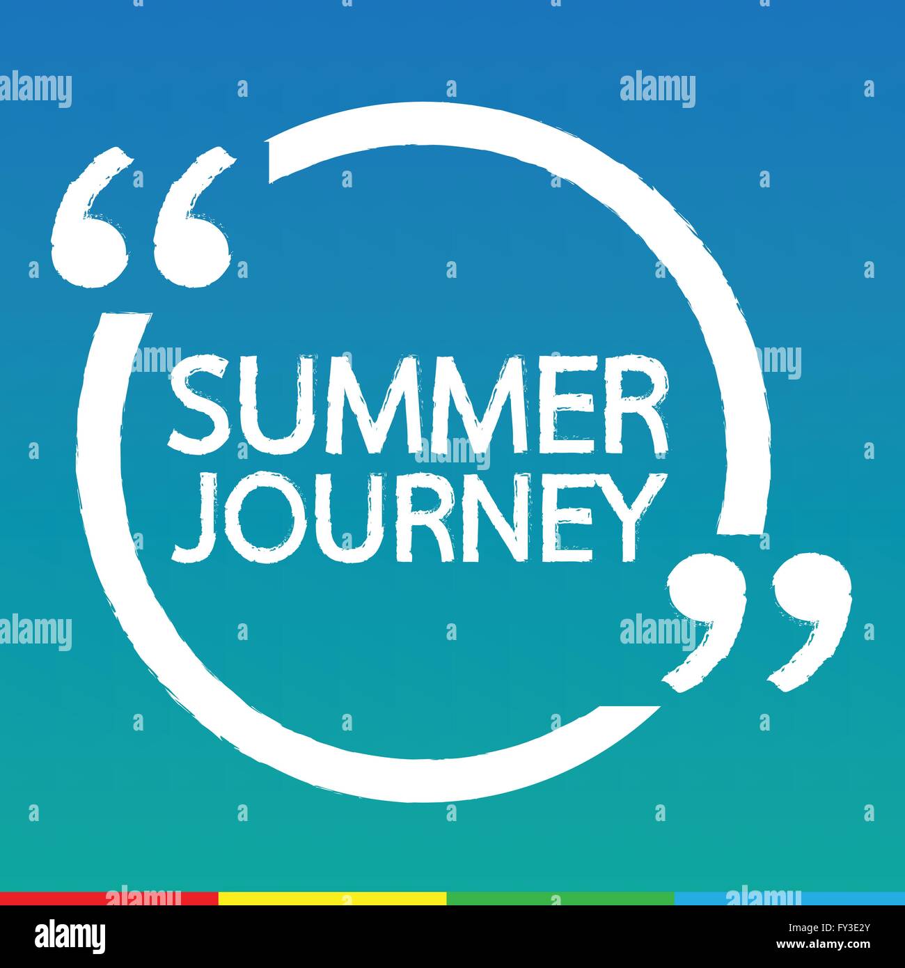 SUMMER JOURNEY Lettering Illustration design Stock Vector Image & Art - Alamy