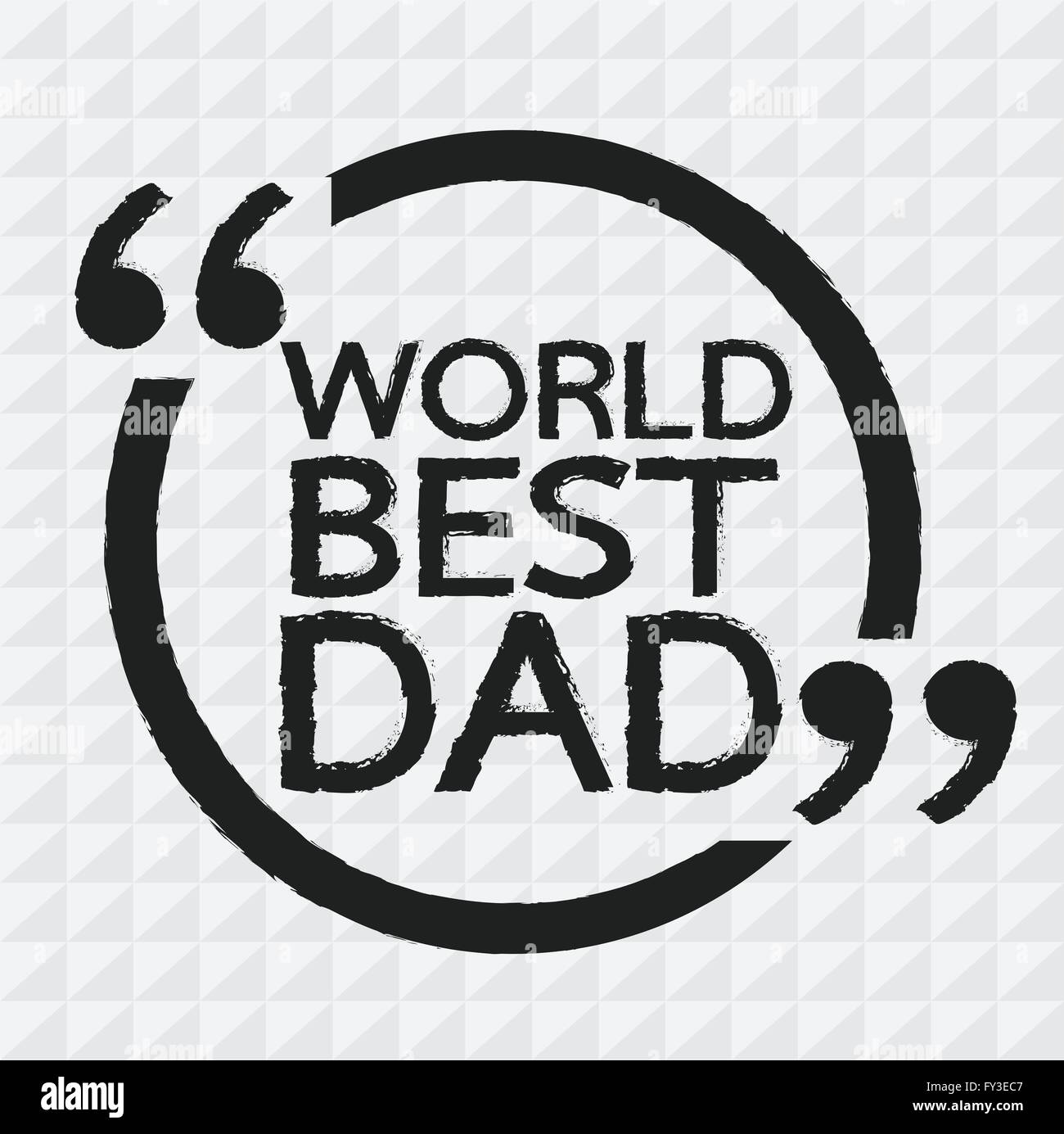 WORLD BEST DAD Lettering Illustration design Stock Vector Image & Art ...