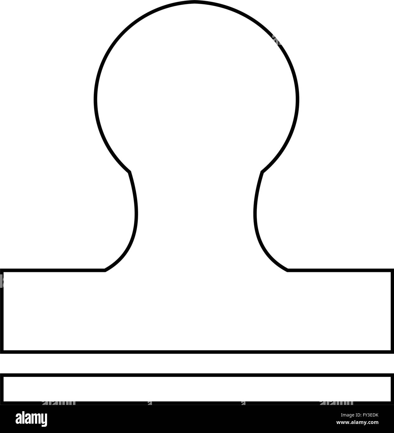 Rubber Stamp icon Illustration design Stock Vector Image & Art - Alamy