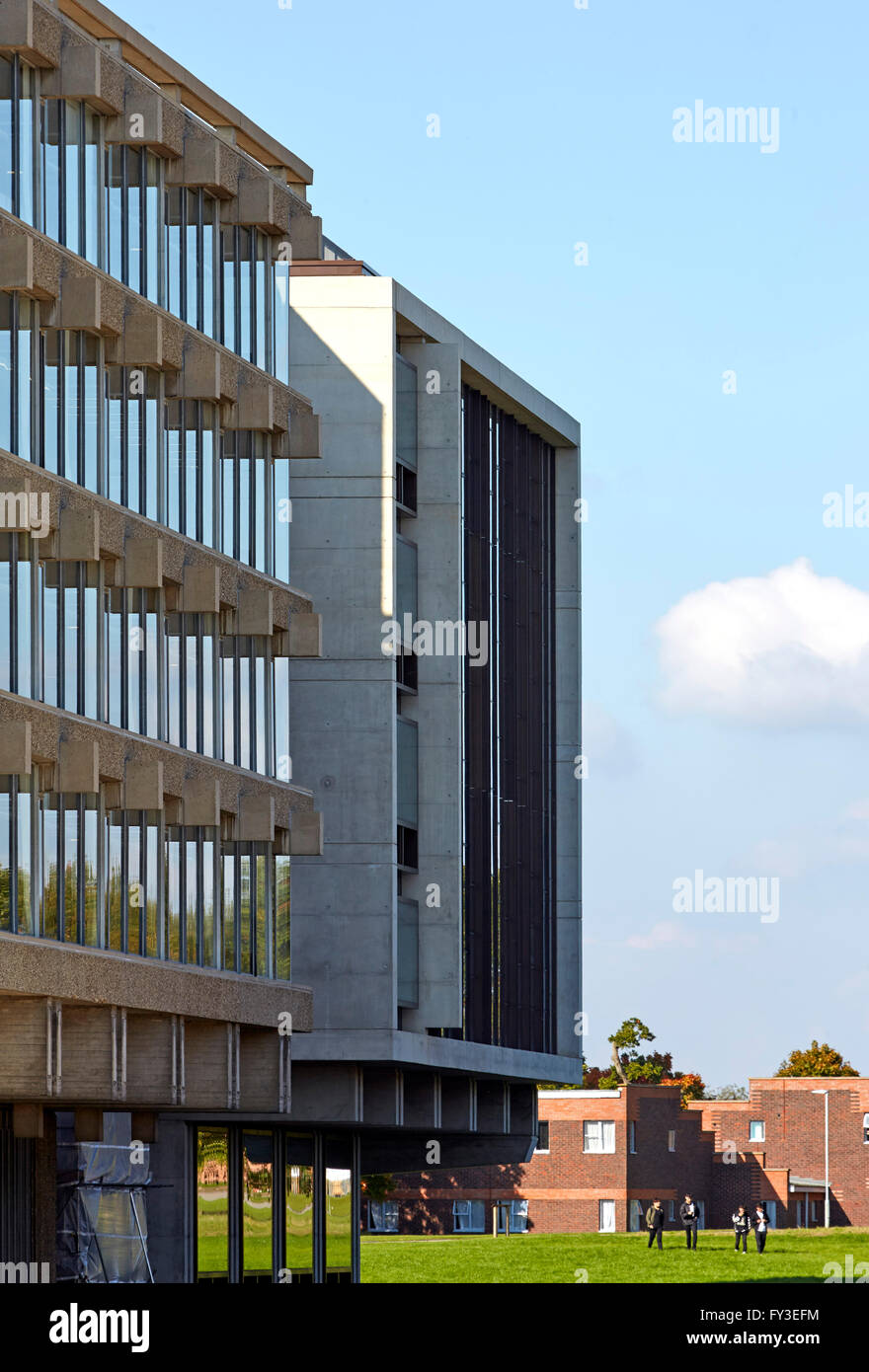 Albert Sloman Library tight view showing new addition. Albert Sloman ...