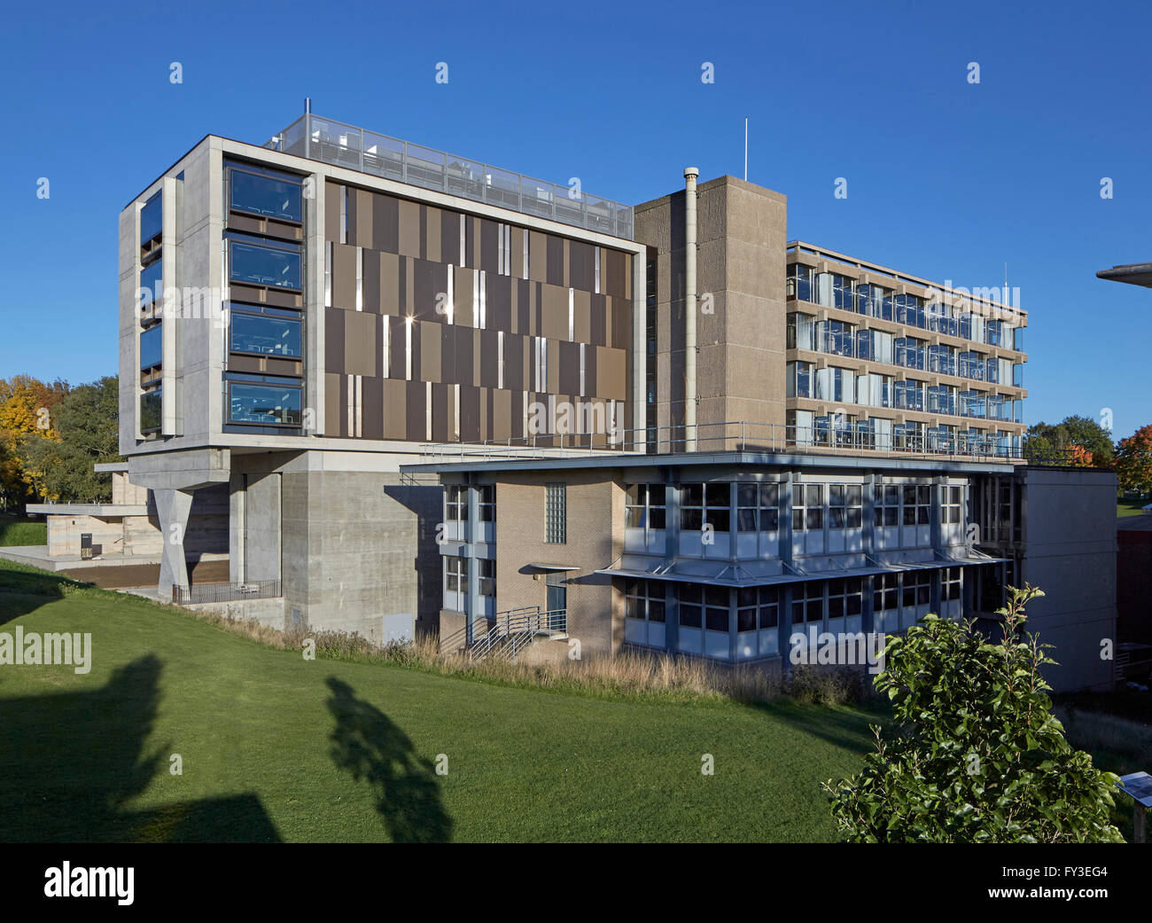 Albert Sloman Library overall view showing new addition. Albert Sloman ...