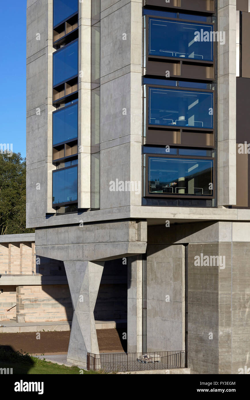 Albert Sloman Library structural detail. Albert Sloman Library and ...