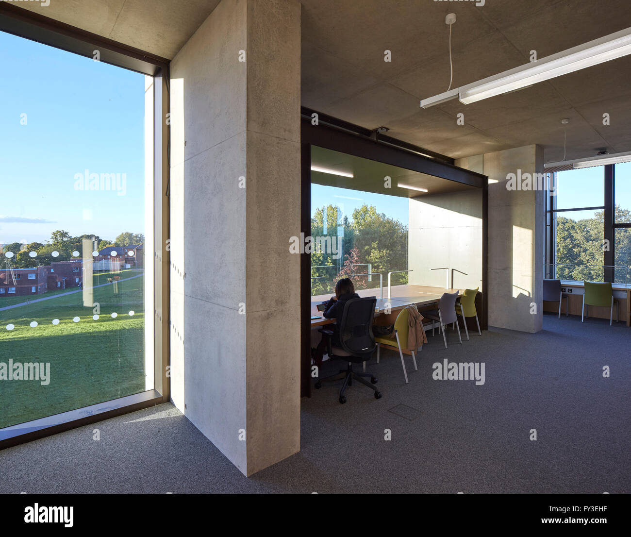 Albert Sloman Library interior view on first floor. Albert Sloman ...