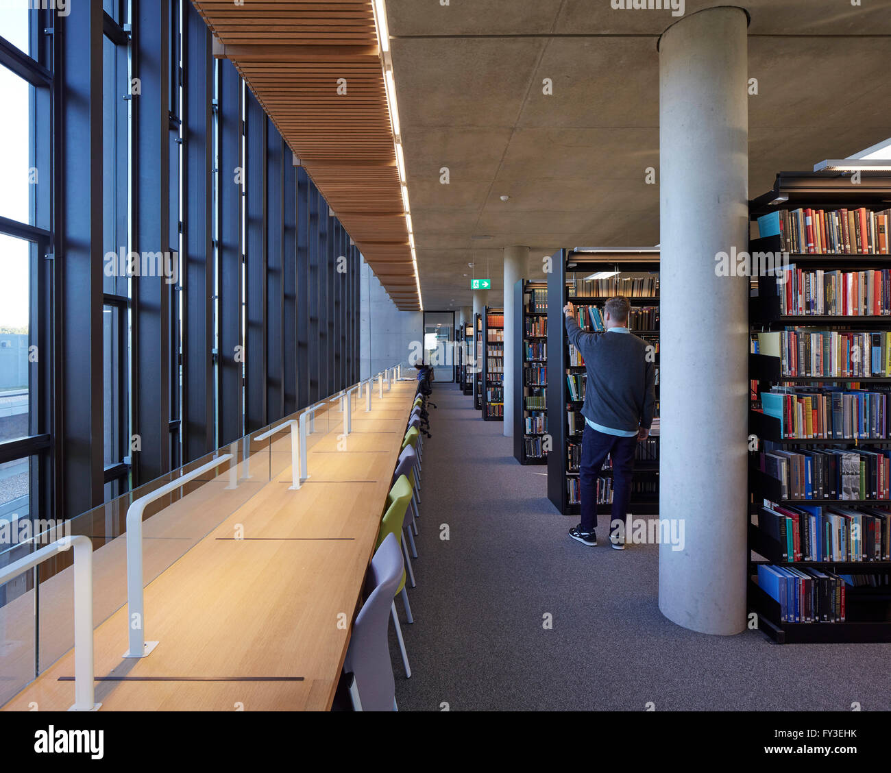 Albert Sloman Library interior view on 2nd floor. Albert Sloman Library ...