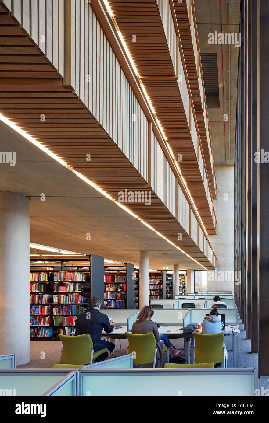 Albert Sloman Library interior view on 2nd floor. Albert Sloman Library ...