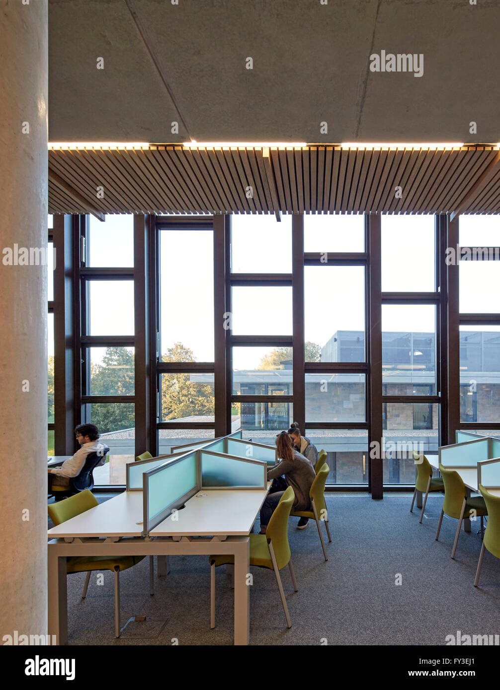 Albert Sloman Library interior view on 2nd floor. Albert Sloman Library ...