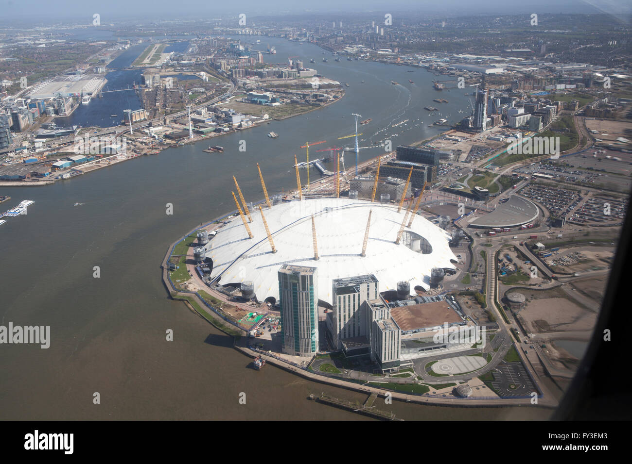 02 arena aerial hi-res stock photography and images - Alamy