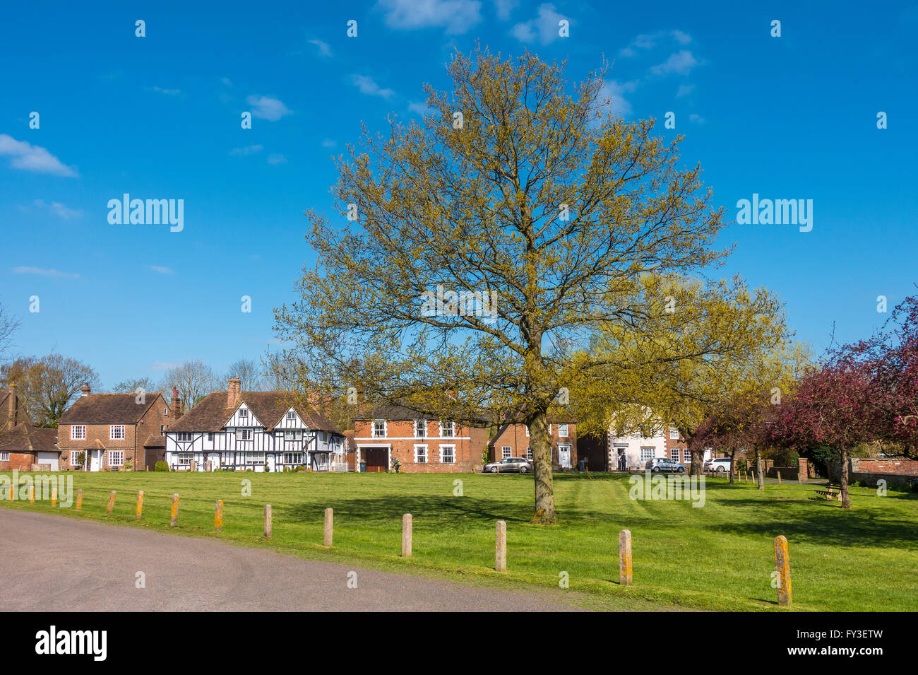 Village green chartham kent hi-res stock photography and images - Alamy