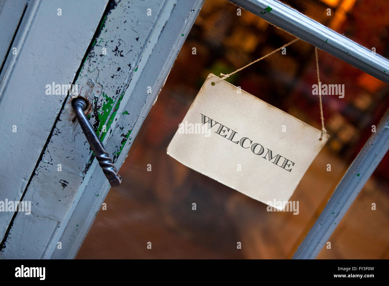 Broken shop sign hi-res stock photography and images - Alamy