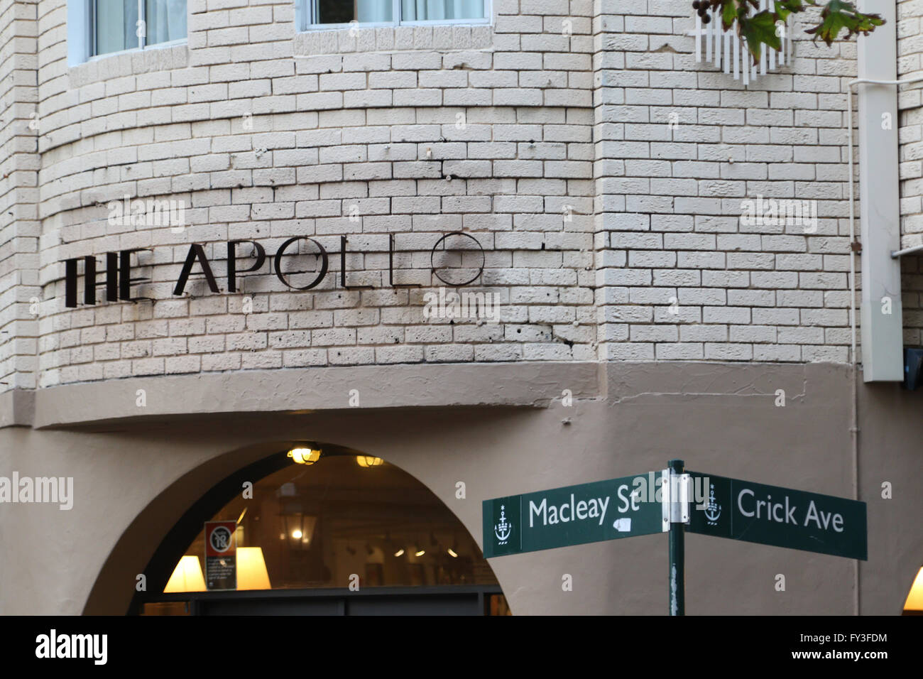 The Apollo at 44 Macleay Street, Potts Point in Sydney, Australia Stock ...