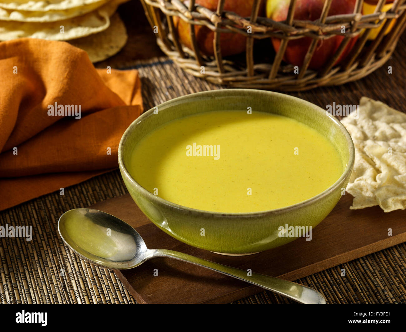 Madras curry apple soup hi-res stock photography and images - Alamy