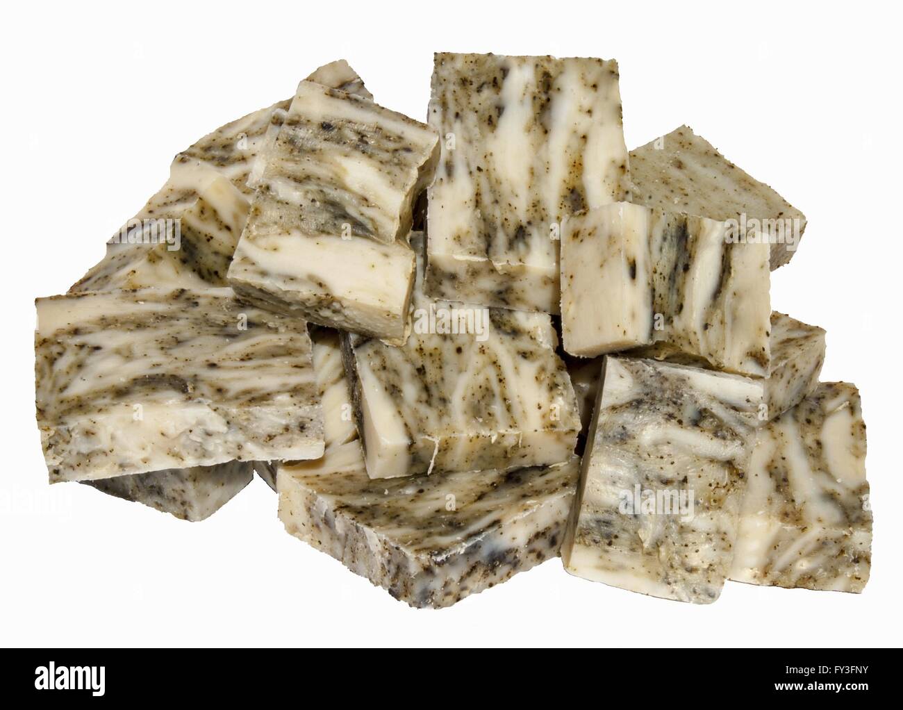 Beautiful and natural handmade soaps on a white background Stock Photo ...
