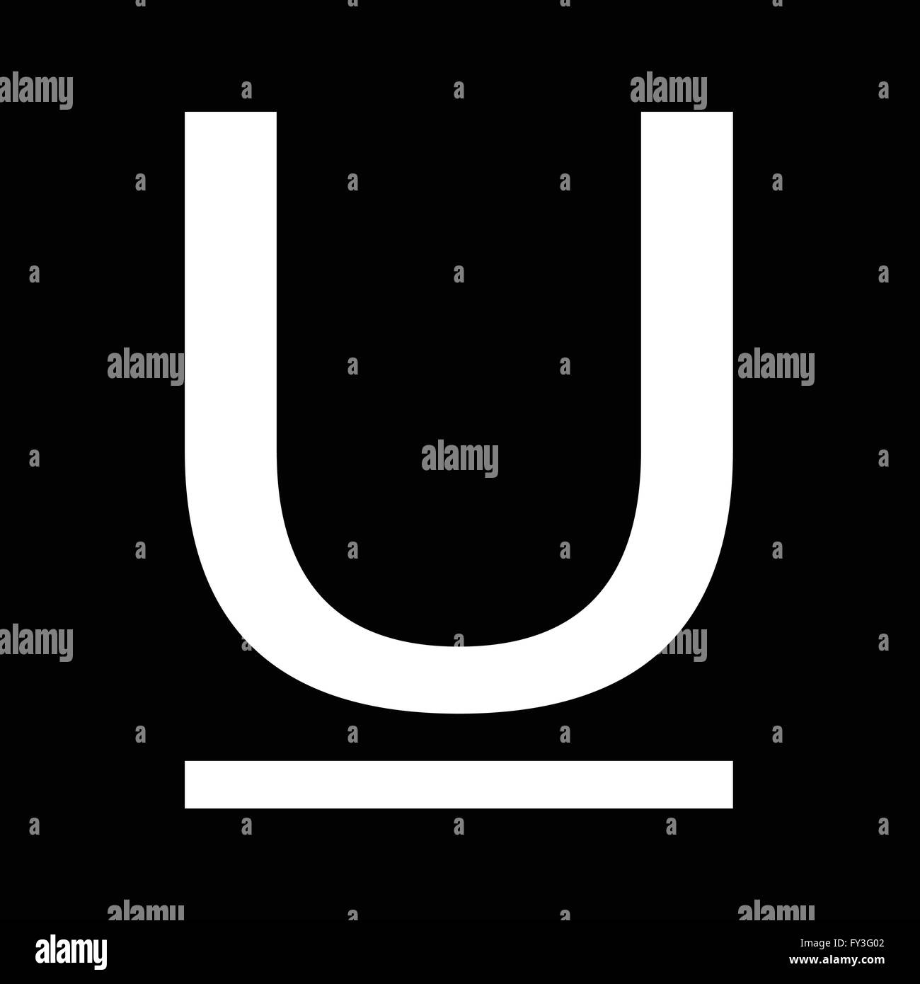 Text underline edit icon illustration hi-res stock photography and ...