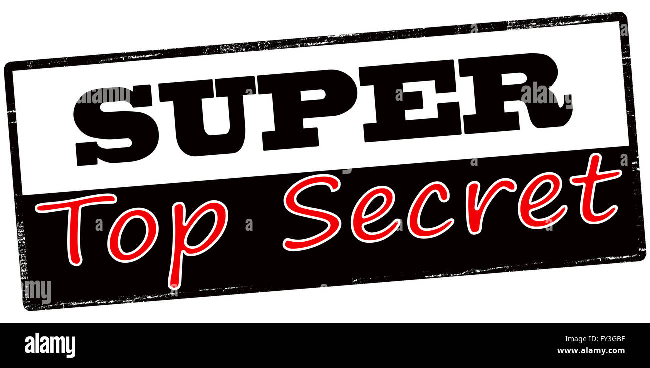 Rubber stamp with text super top secret inside, vector illustration ...