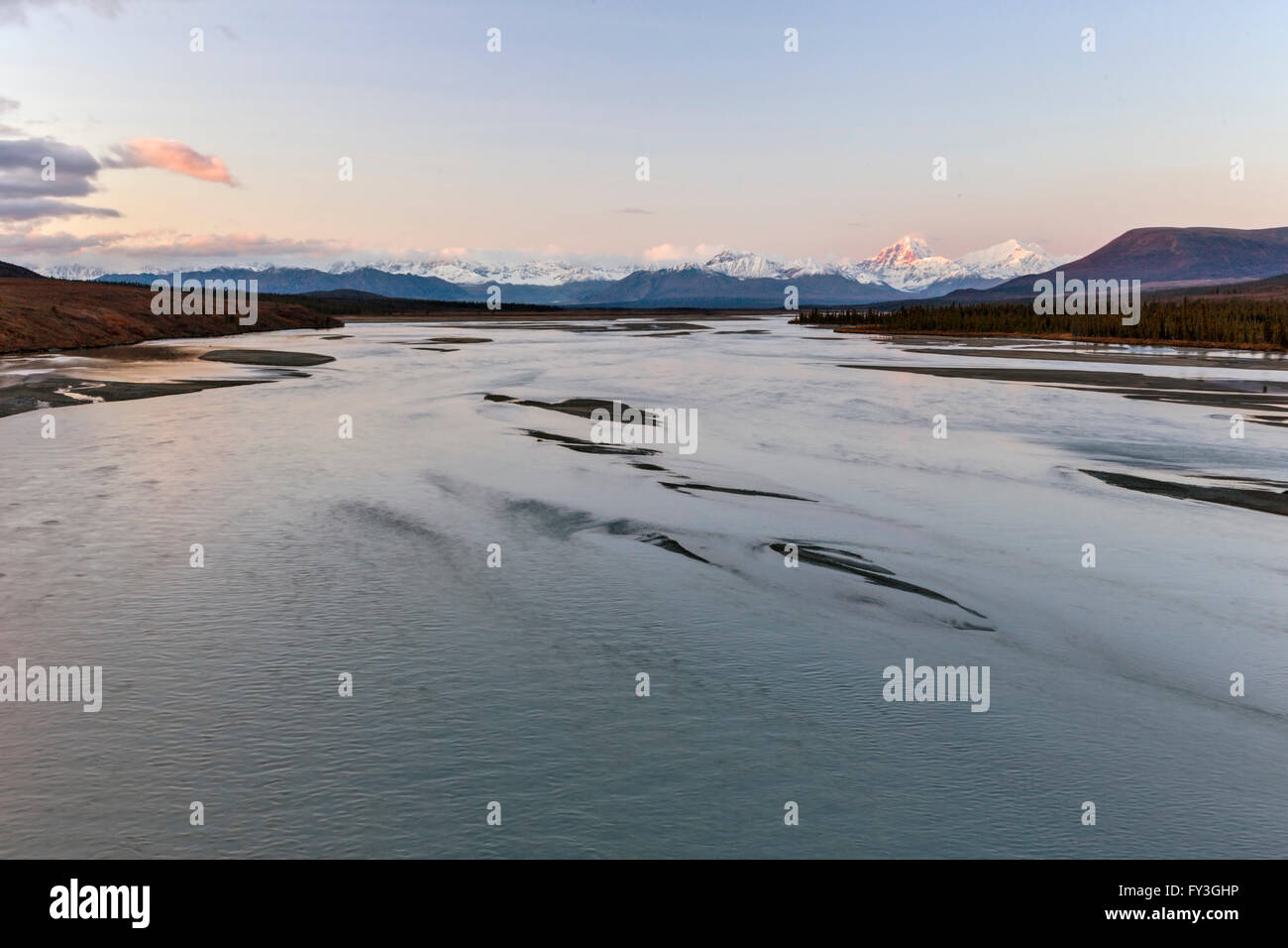 The Susitna River is a major drainage system in the Denali region and ...