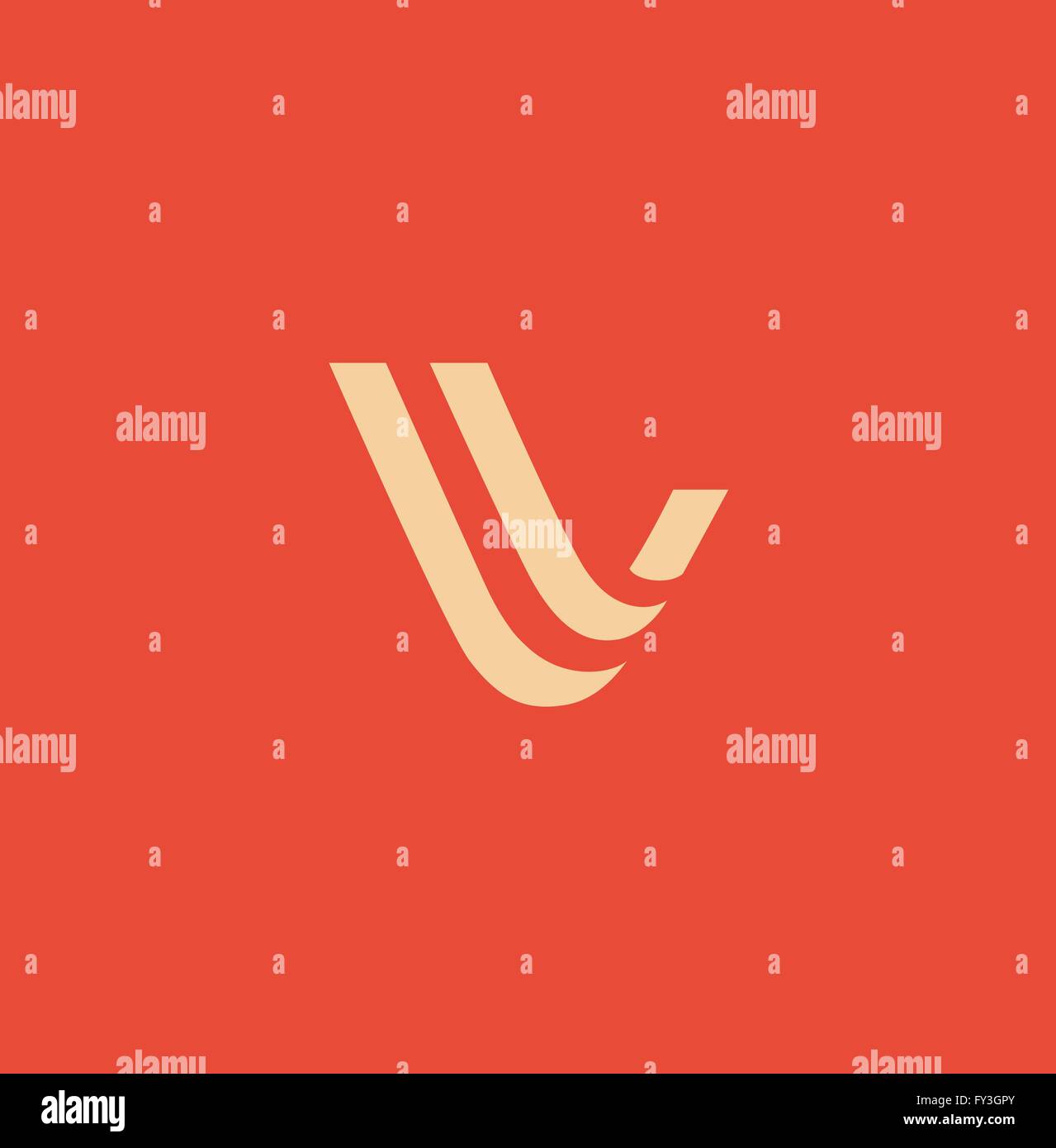 Letter v logo hi-res stock photography and images - Alamy