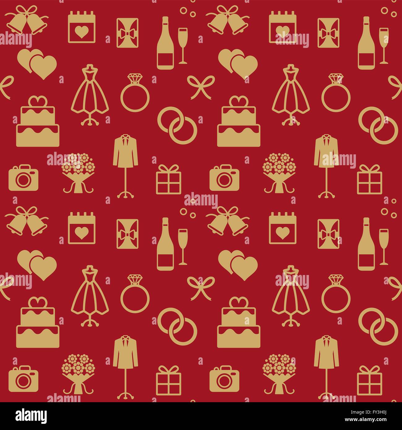 Gold wedding background hi-res stock photography and images - Alamy