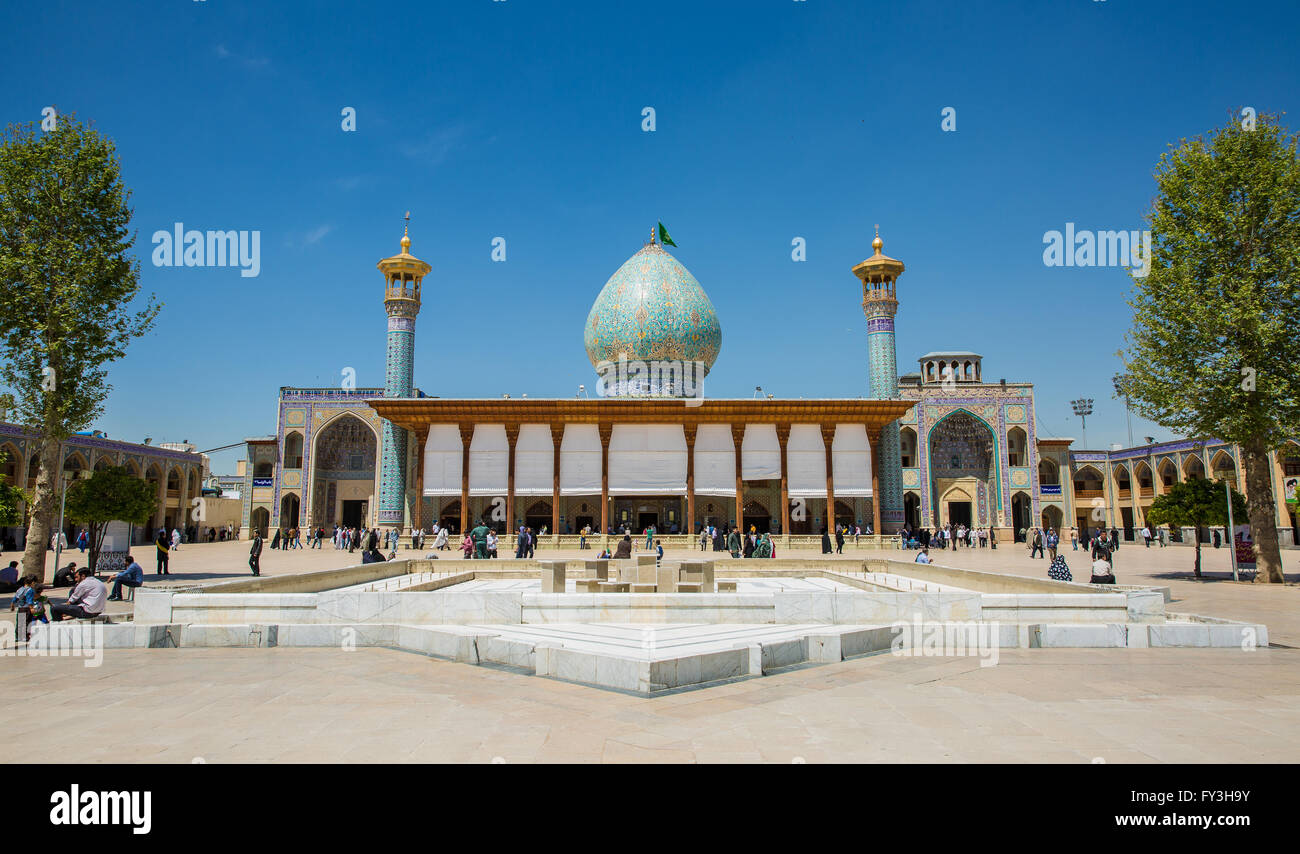 Shah-e-Cheragh complex Shrine and mausoleum in Shiraz Iran Stock Photo ...
