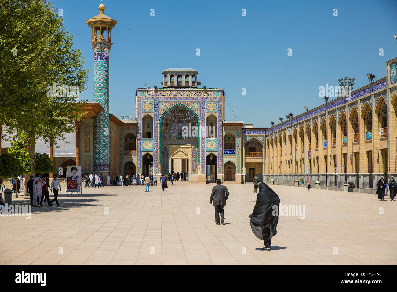 Shah-e-Cheragh complex Shrine and mausoleum in Shiraz Iran Stock Photo ...