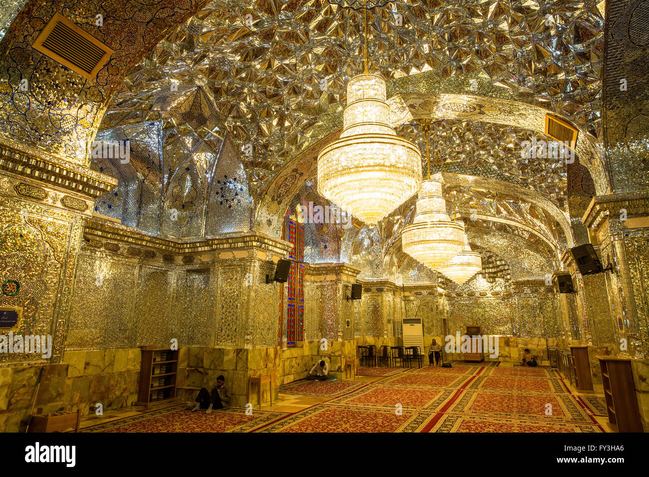 Shah-e-Cheragh complex Shrine and mausoleum in Shiraz Iran Stock Photo ...
