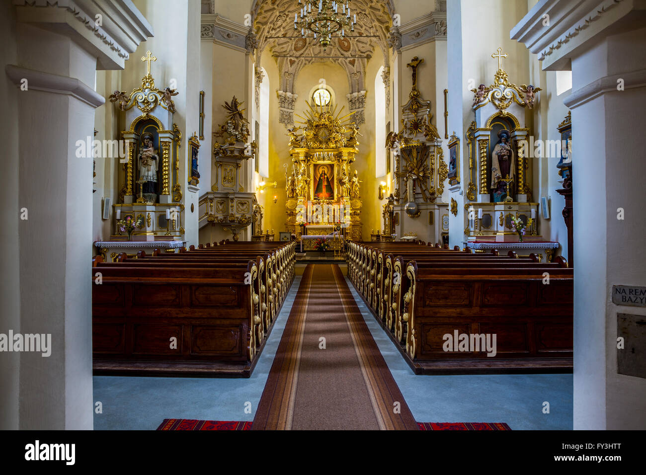 Shrine of our lady of Koden, Poland Stock Photo - Alamy