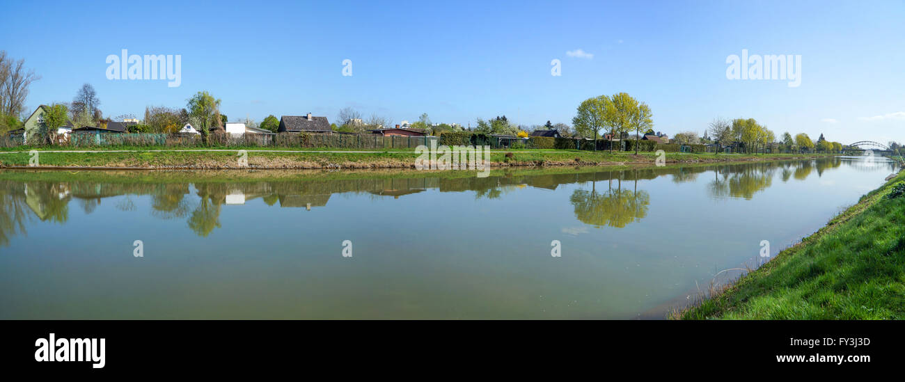 The Mittelland Canal,hanover Stock Photo - Alamy
