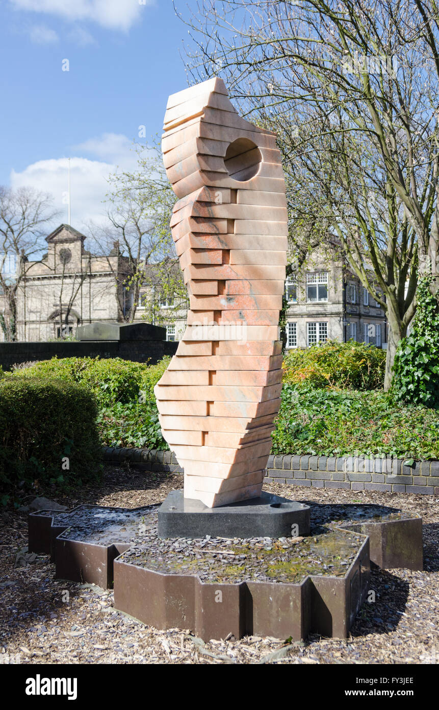 The Clothier Sculpture by John Atkin on New Walk in Leicester Stock ...